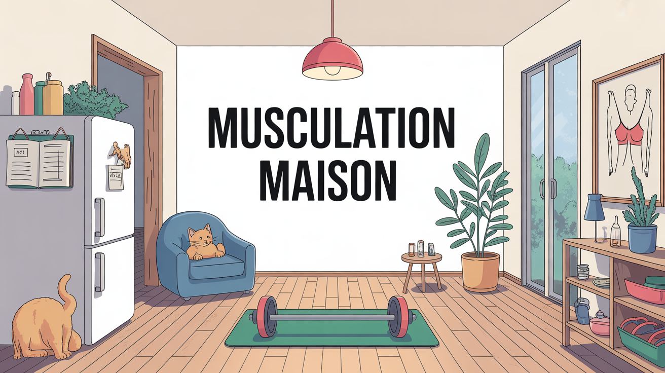 Programme de musculation maison sans matériel : téléchargez